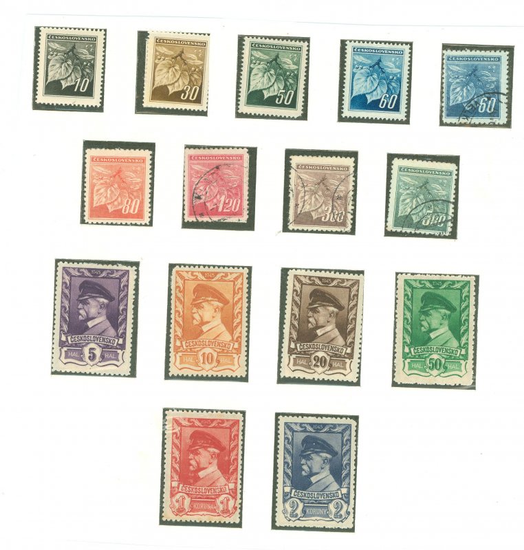 Czechoslovakia & Czech Republic #256A-265 Single (Complete Set ...