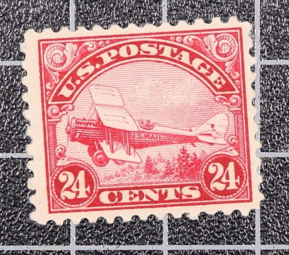 Scott C6 - 24 Cents Biplane - OG MH - Nice Stamp - SCV - $65.00 ...