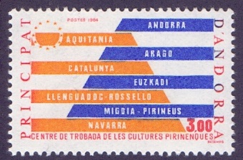 Andorra French 1984 MNH Pyrenean culture centre complete | Europe ...