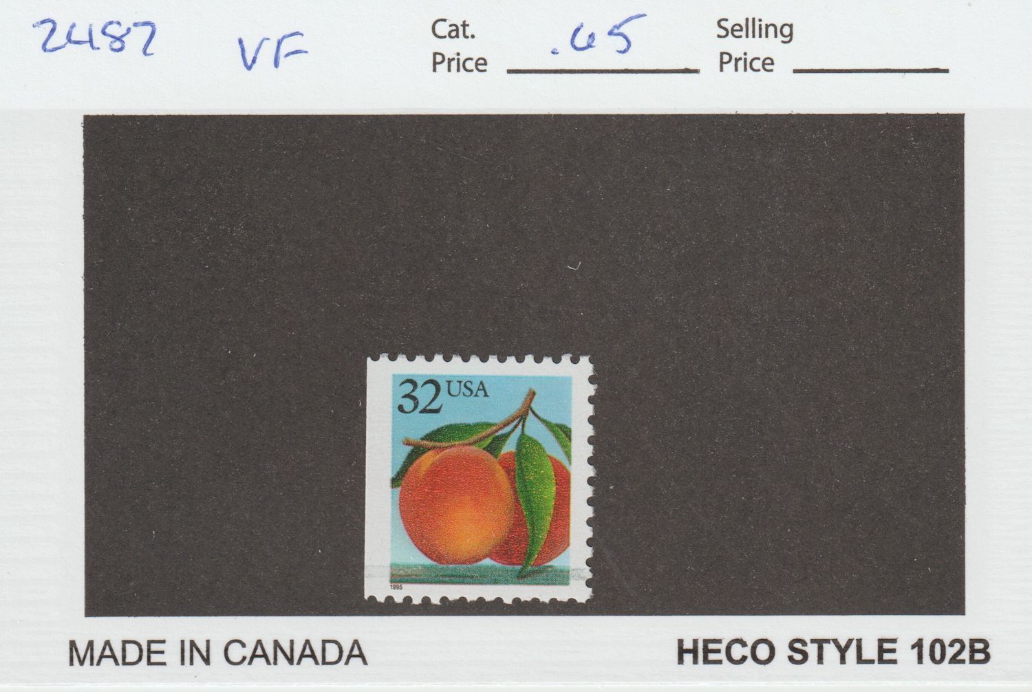 Scott# 2487 1995 32c Peach Issue VF MNH | United States, General Issue ...
