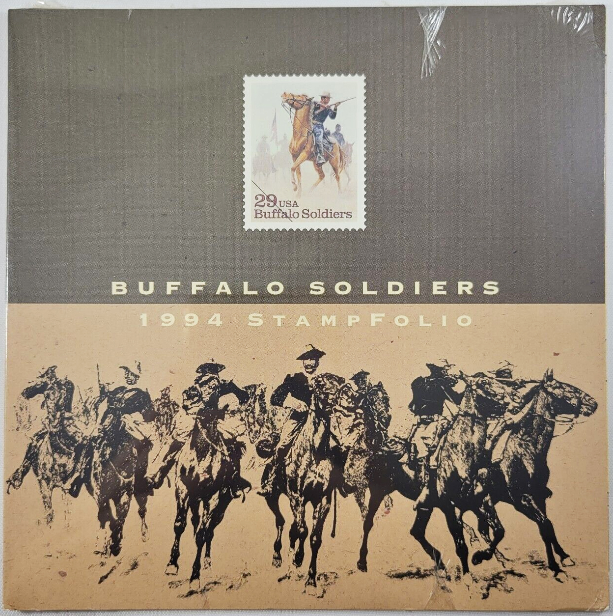 Scott 2818 1994 29c Buffalo Soldiers Stamp Folio Mint Shrink Wrapped ...