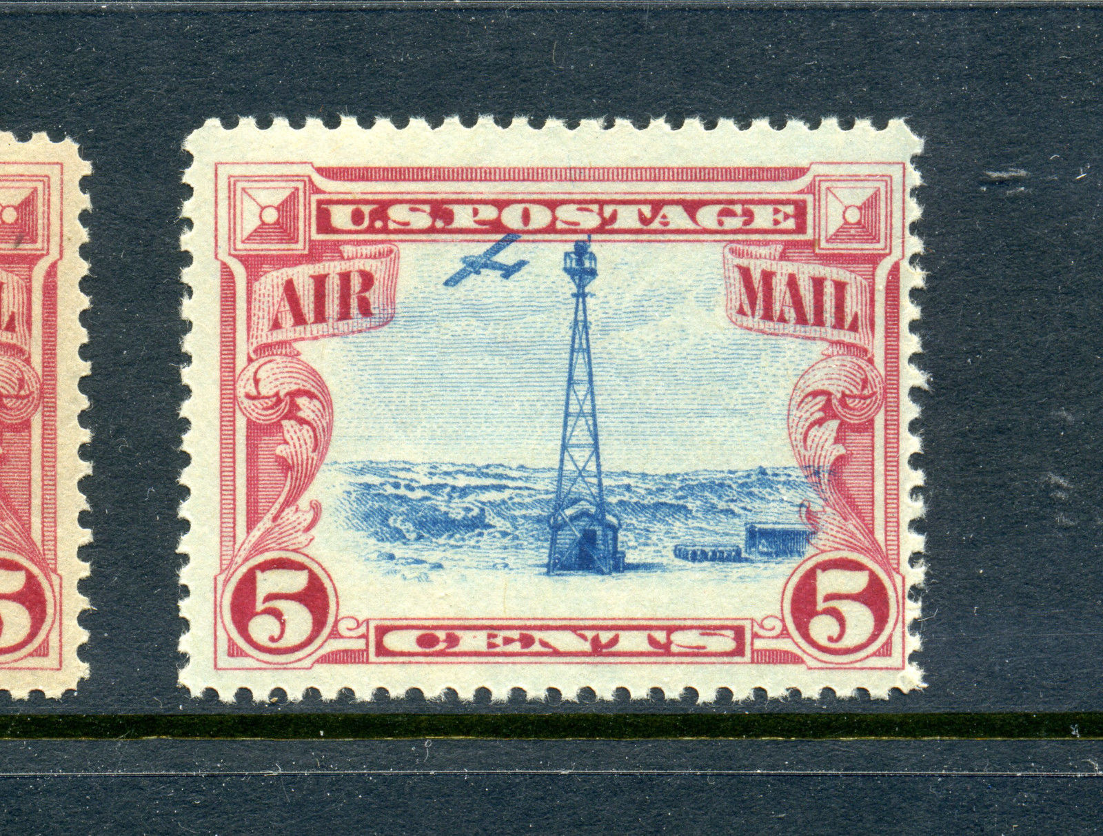 Scott #C11 Var Beacon Massive Vignette Shift Error Mint Stamp NH (C11 ...