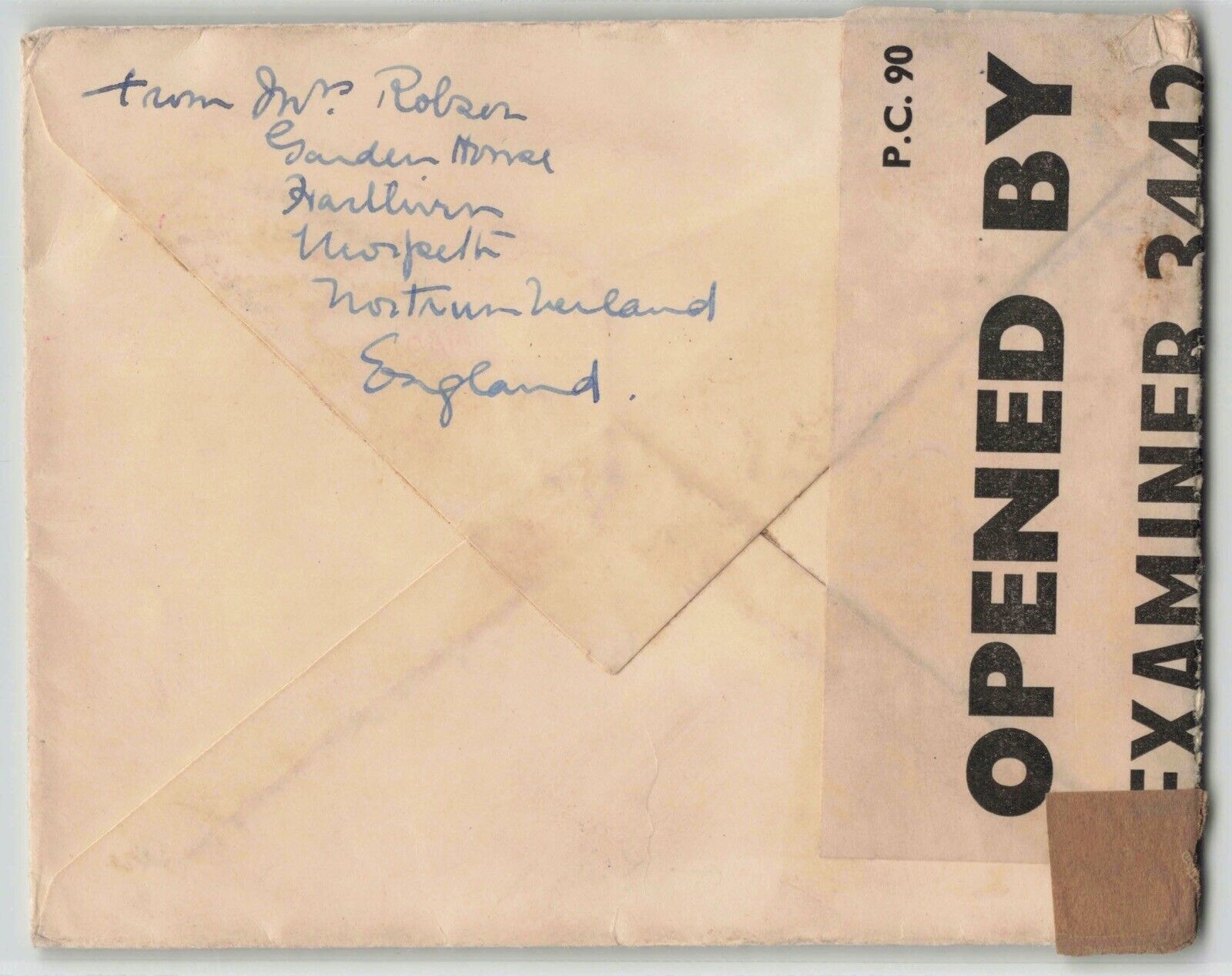 Canada 1942 WWII Forwarded Military Cover UK to RAF Moncton to Chatham ...