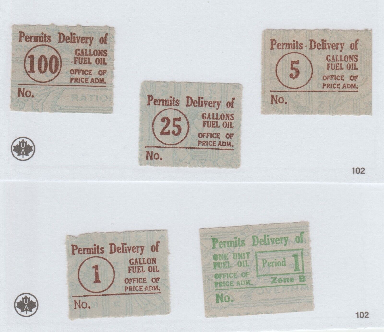 USA Ration Fuel Oil stamp 12-14-21 -- WWII era | United States, Stamp ...