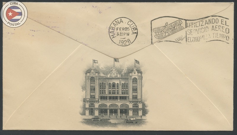 Cuba 1928 First Flight Cover Santiago - Havana | February 24 1928 ...