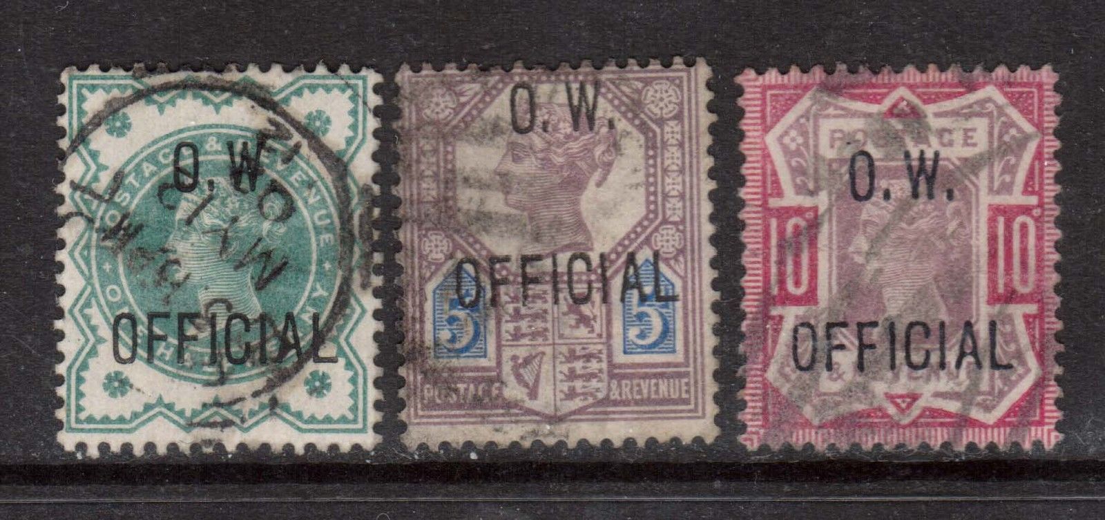 Great Britain #O46 - #O48 VF Used Rare Set | Great Britain, Officials ...
