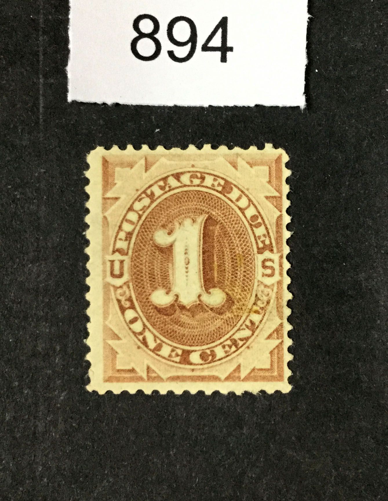 US Stamps #J1 Mint OG H $90 LOT #894 | United States, Postage Due Stamp ...