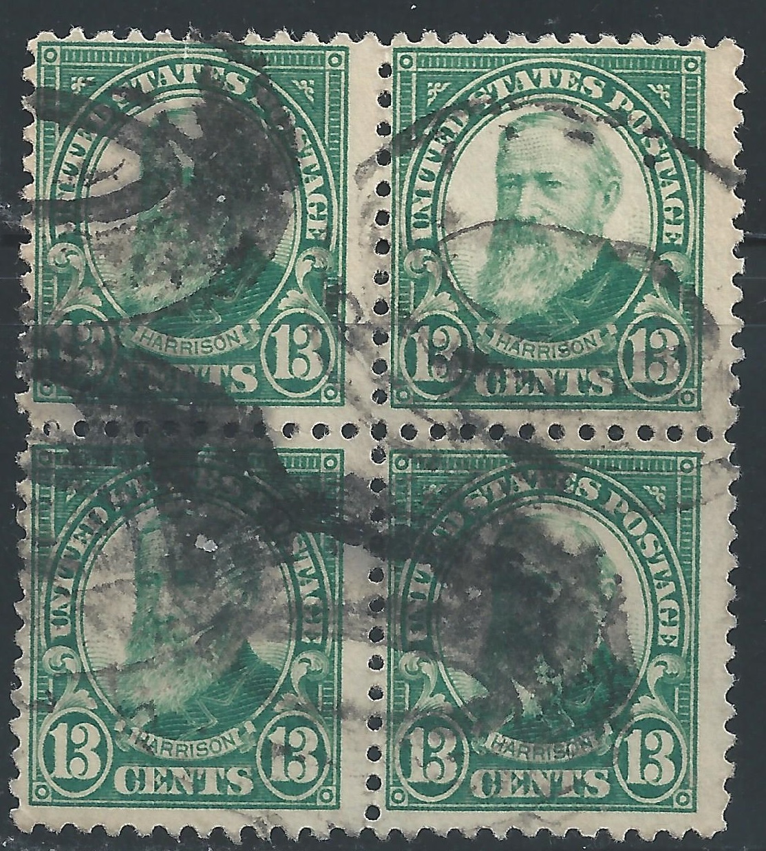 US #622 13c Benjamin Harrison | United States, General Issue Stamp ...