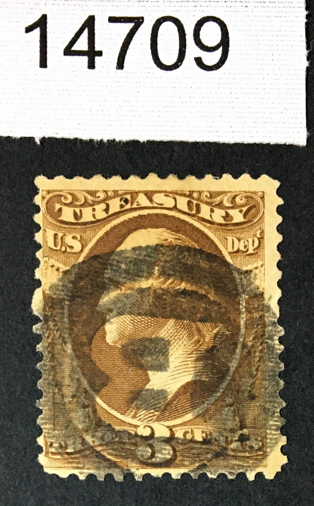 US Stamps # O74 Used CAT. $ LOT #14709 | United States, Officials Stamp ...