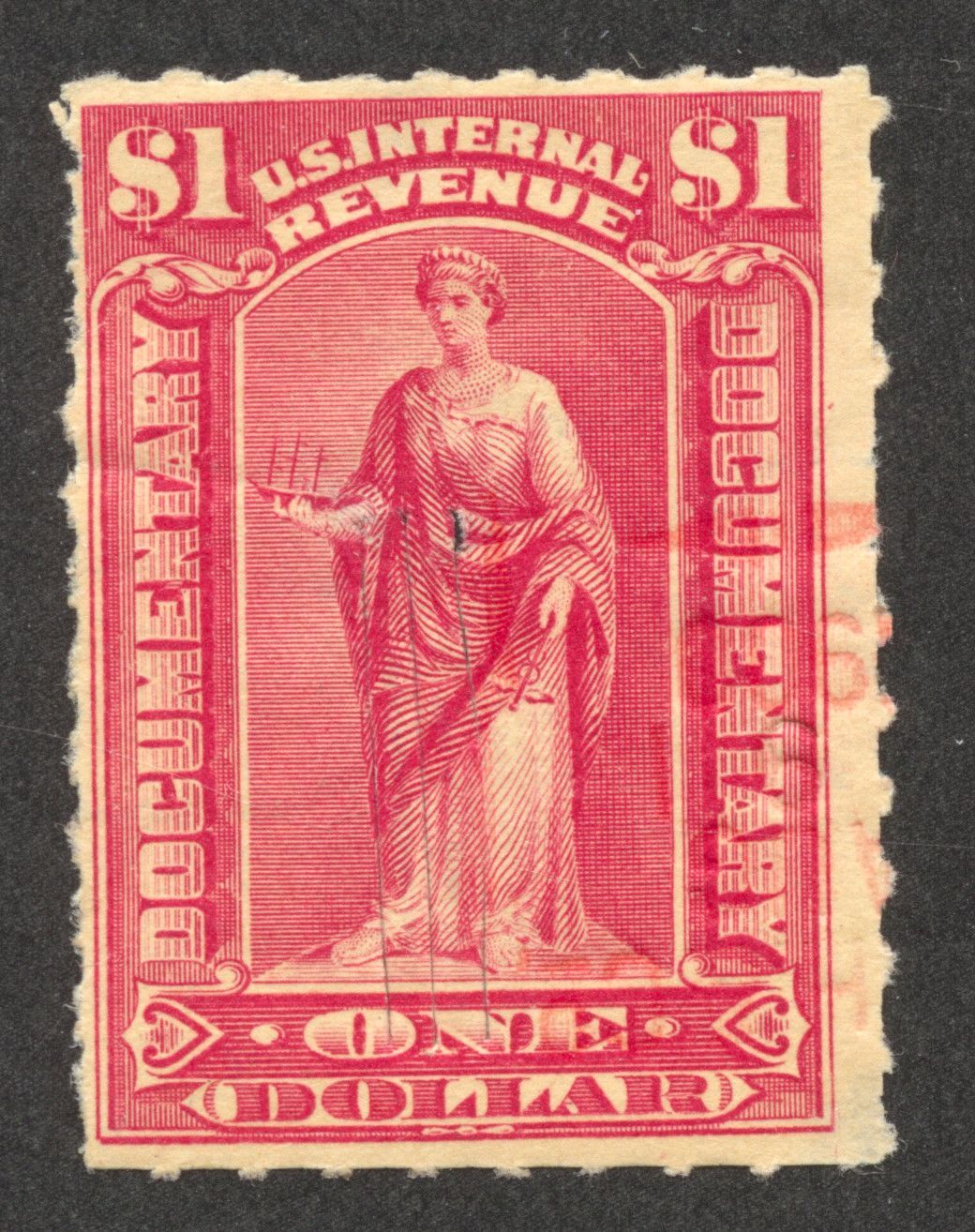 United States Scott R182 UH - 1900 $1 Documentary Stamp | United States ...