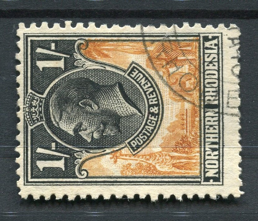 RHODESIA; 1930s early GV pictorial issue fine used Shade of 1s. value ...