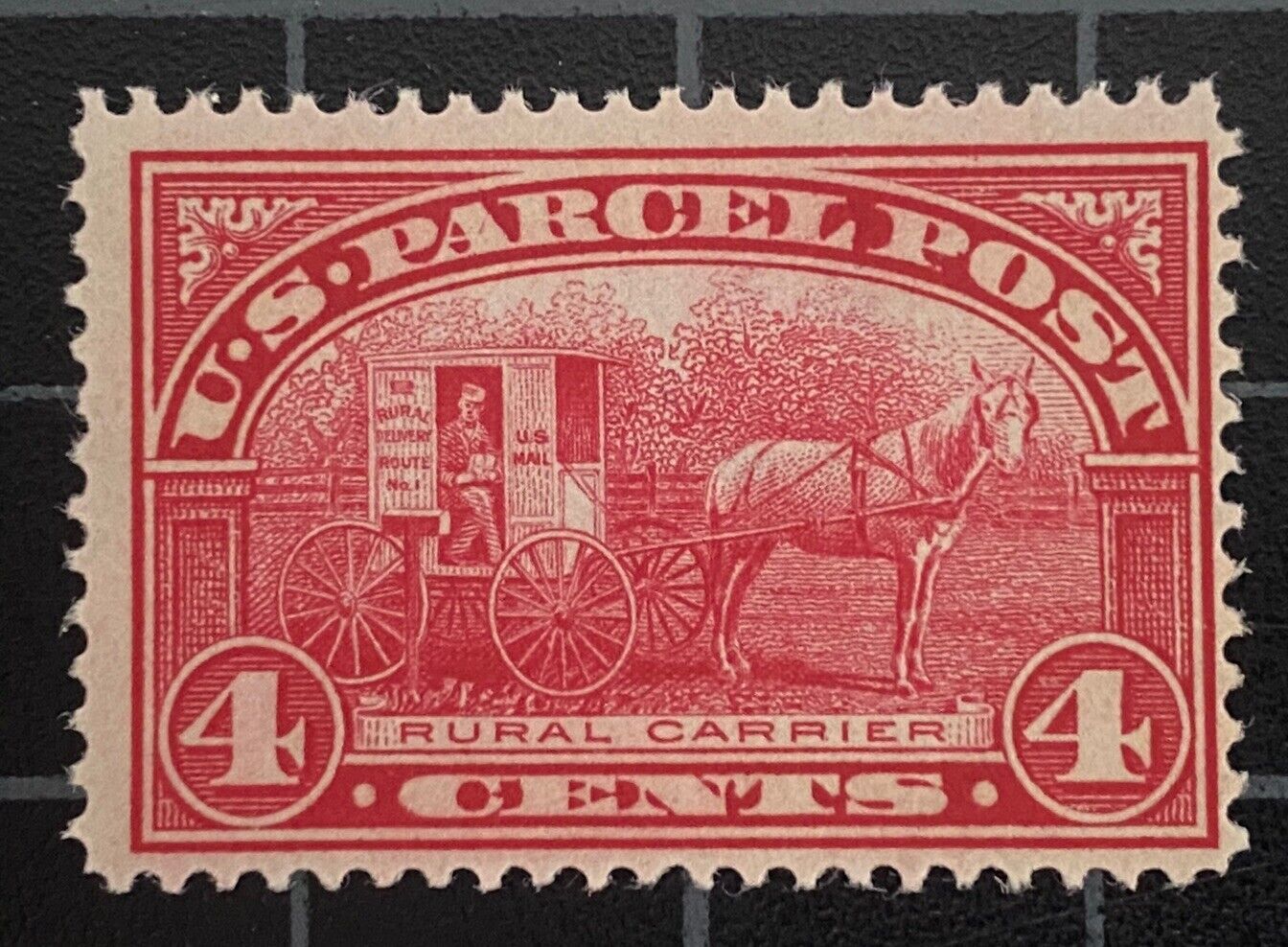 US Stamps - SC# Q4 - MNH - SCV = $77.50 | United States, Parcel Post ...