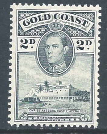 Gold Coast #118 NH 2p King George VI Defin., Christianborg Castle ...