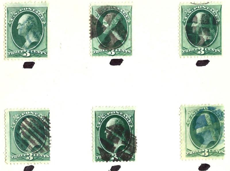 ~ US Classic Postage Stamps w/ Attractive 1800s Contemporary and Fancy ...
