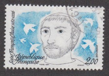 France # 1818, St. Francis of Assisi, Used, | Europe - France ...
