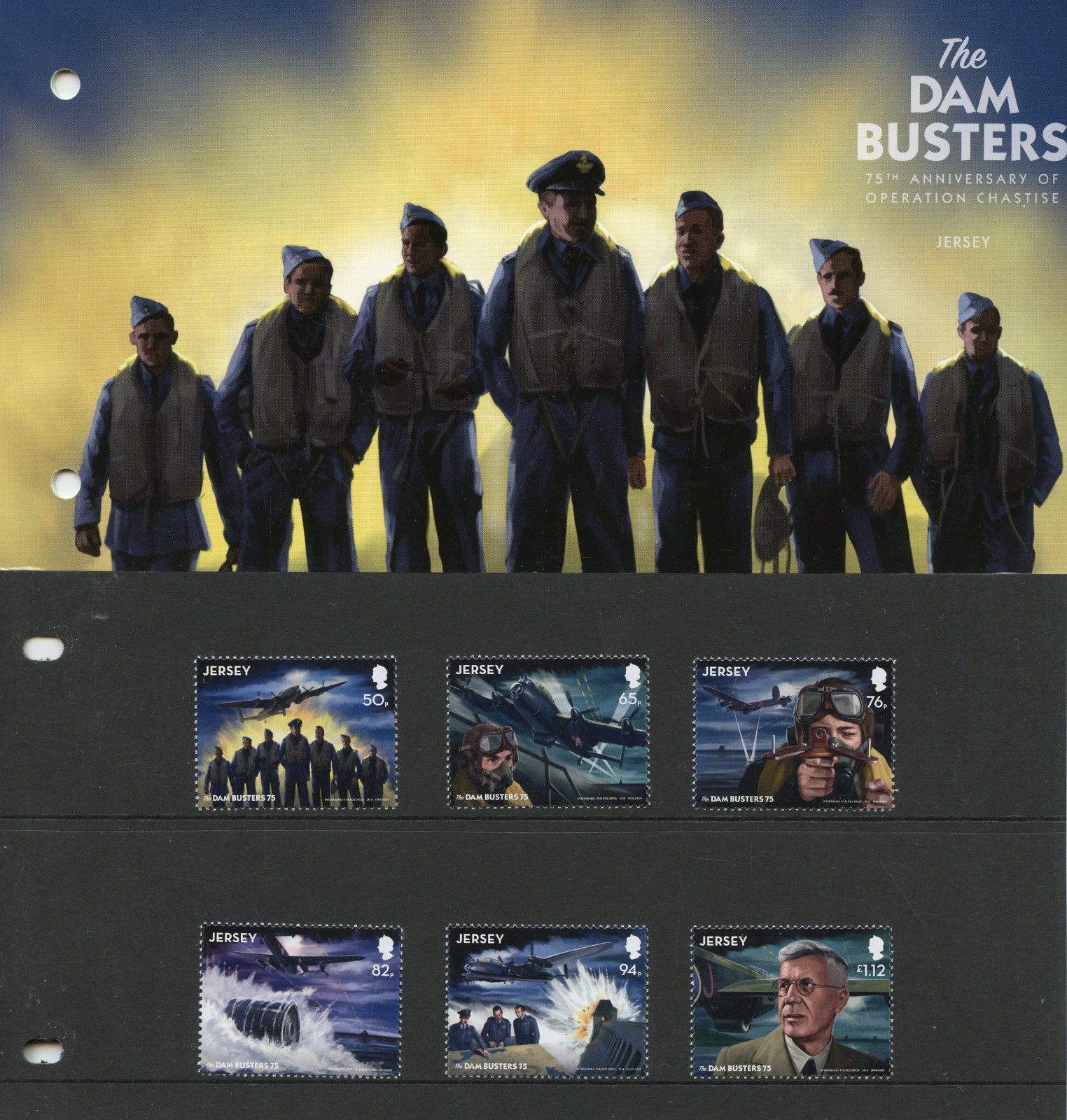 Jersey 2018 MNH WWII WW2 Dam Busters 6v Set Pres Pack Military Aviation ...