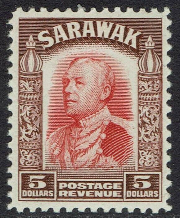 Sarawak 1934 Raja Brooke $5 | Asia - Malaysia, Stamp / HipStamp