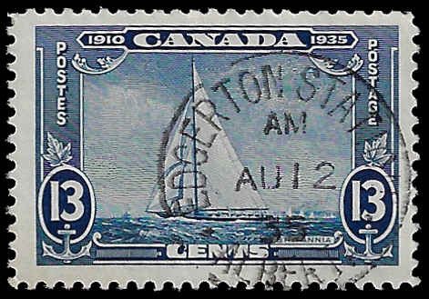 Canada #216 Used; Sailboat (1935) | Canada, General Issue Stamp / HipStamp
