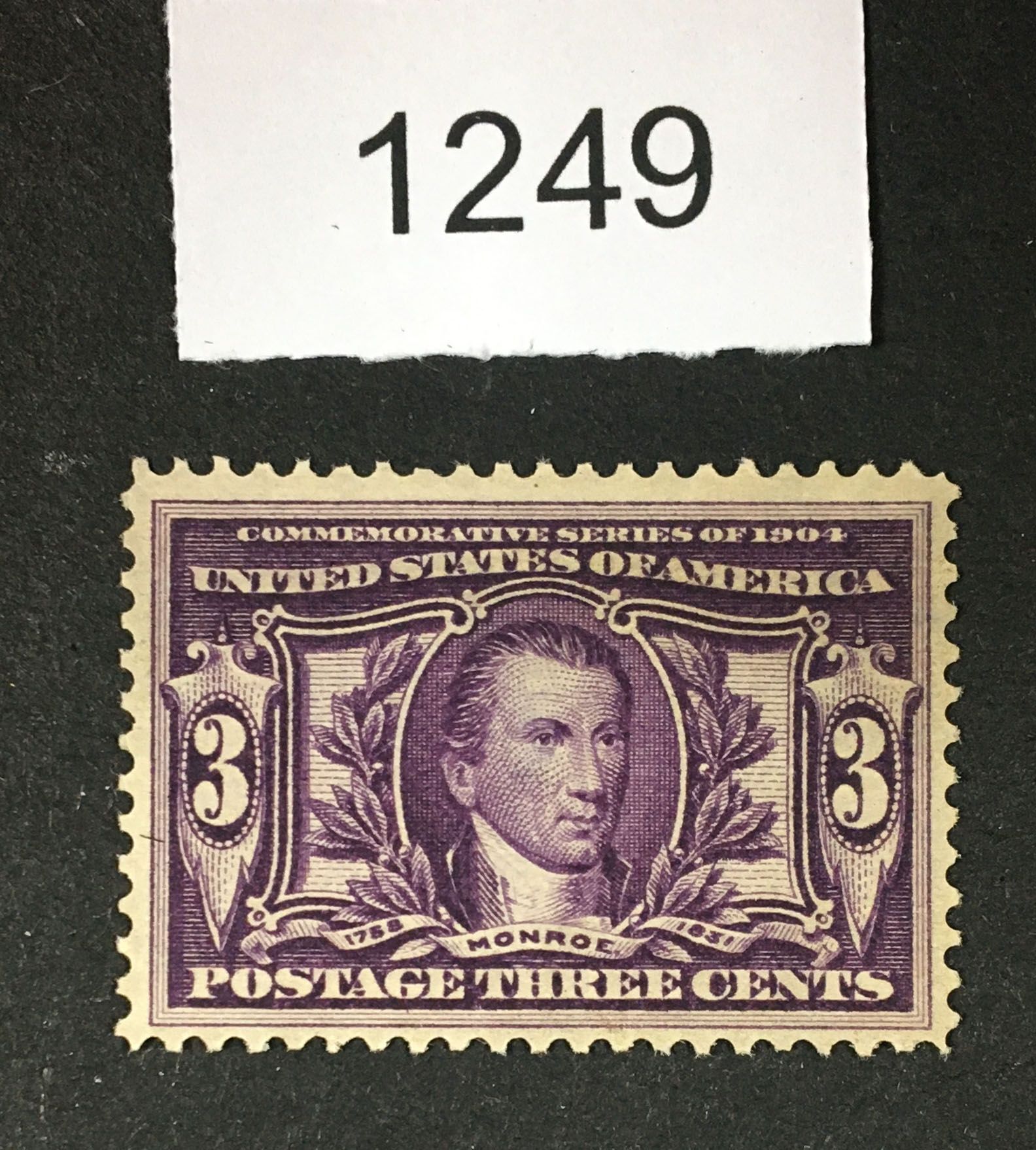 US Stamps # 325 Mint OG NH VF $170 LOT #F 1249 | United States, General ...