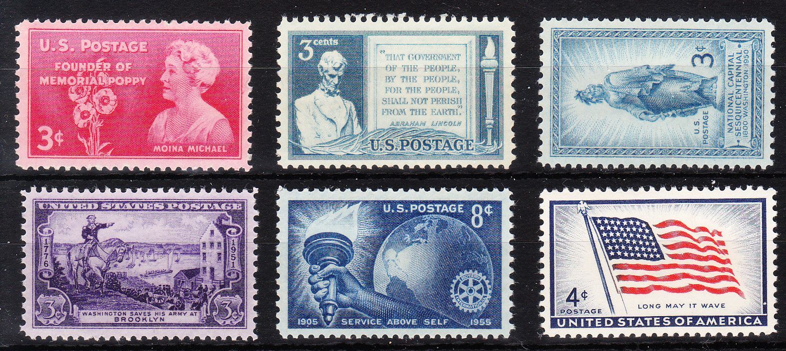 MOstamps - US Mint OG NH (6 stamps) - Lot # HS-I552 | United States ...