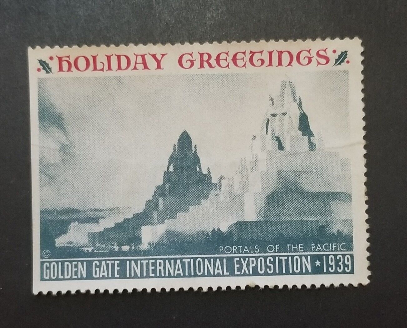 1939 GOLDEN GATE EXPOSITION US Poster Stamp Mint MNG Sa Cinderella T676 ...