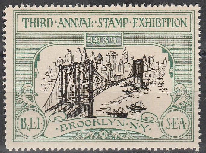 US 1934 Stamp Exhibition Brooklyn NY (S1266L) | United States, General ...
