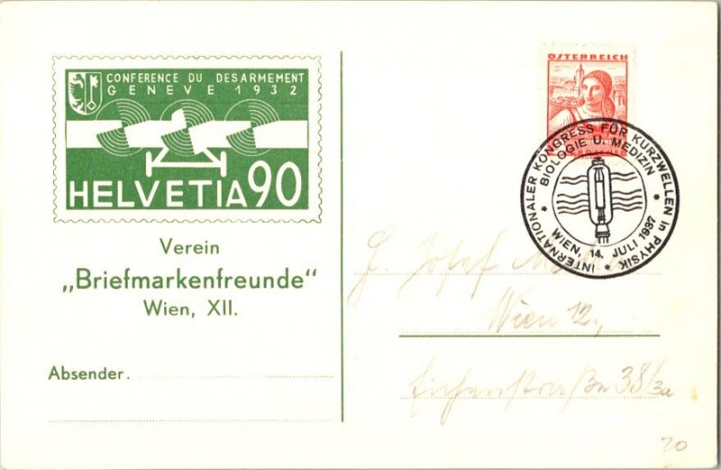 Austria 3g Burgenland 1937 Internationaler Kongress Fur Kurzwellen in ... Austria 3g Burgenland 1937 Internationaler Kongress Fur Kurzwellen in ...