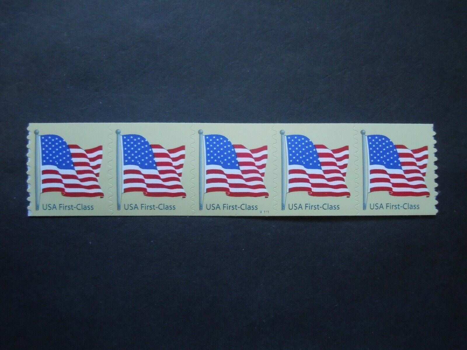 #4134 41c USA First Class Flag PNC5 Plate #V1111 MNH OG VF | United ...