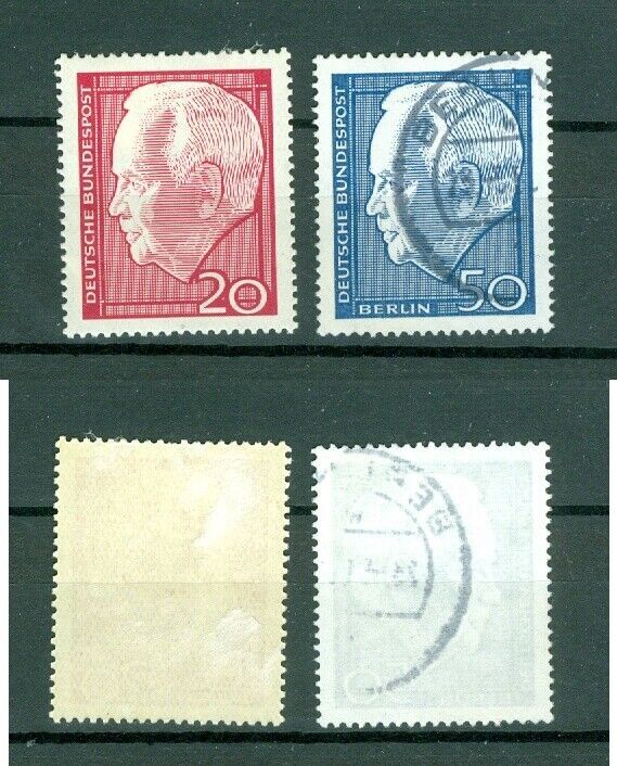 Germany. Berlin. 1964-1967. Cancel + MH. Henrich Lubke President Sc ...