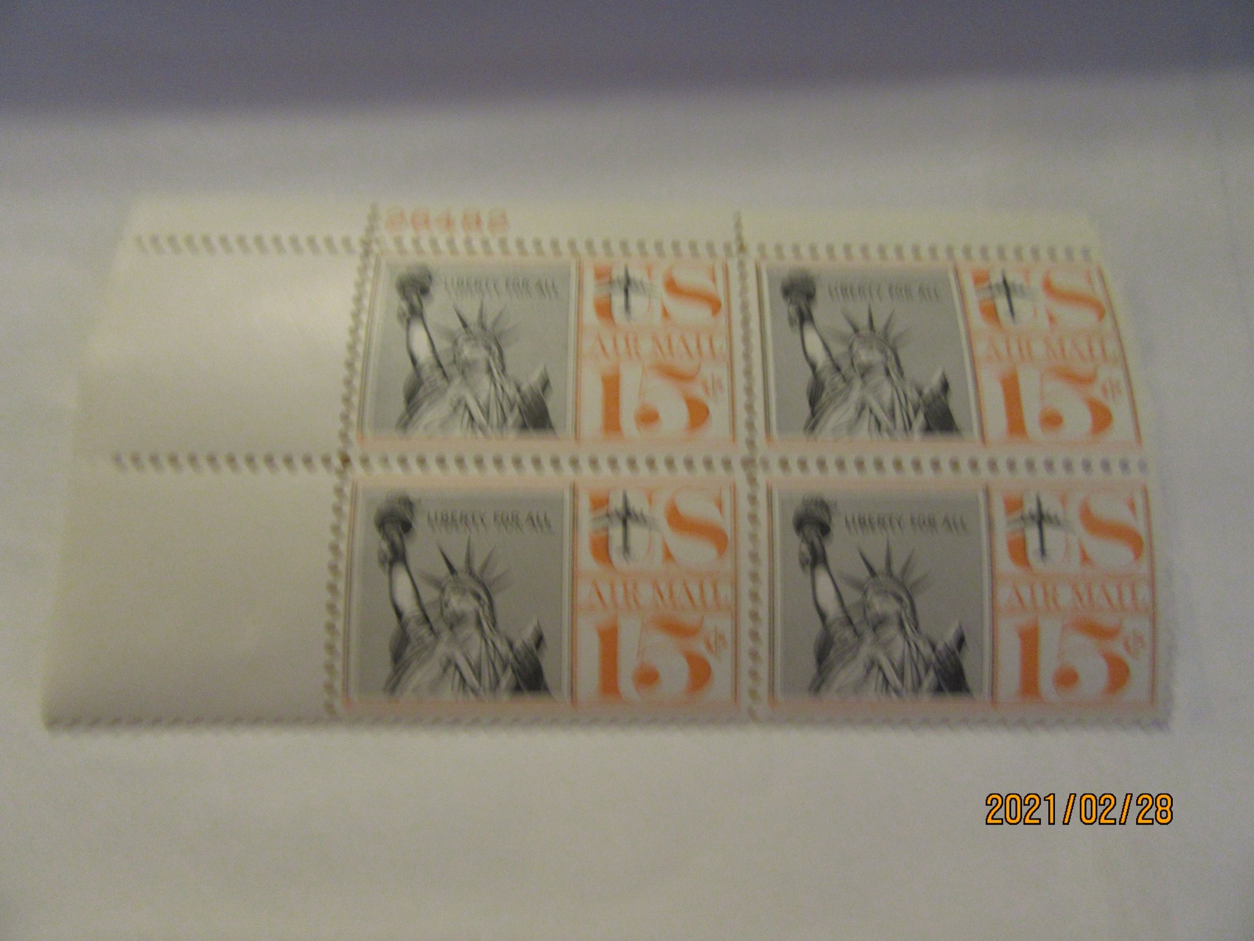 Scott C-58 15 Cent Statue of Liberty Airmail 1959 OG | United States ...