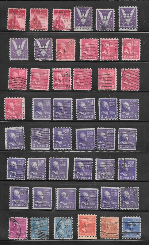 #403 My Page of Used US. Stamps Collection / Lot | United States ...