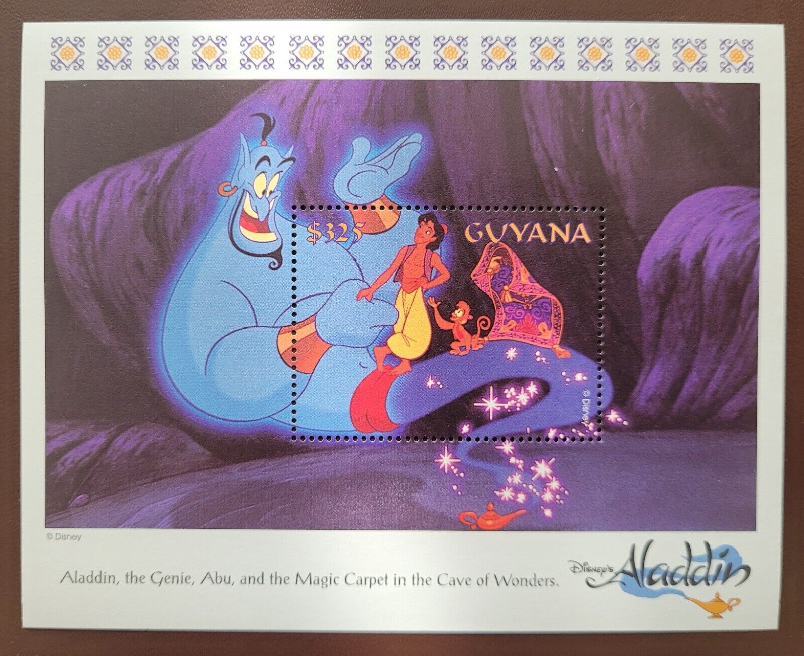 Guyana 1993 / "Aladdin" Film - Walt Disney Cartoon Characters - Aladdin ...