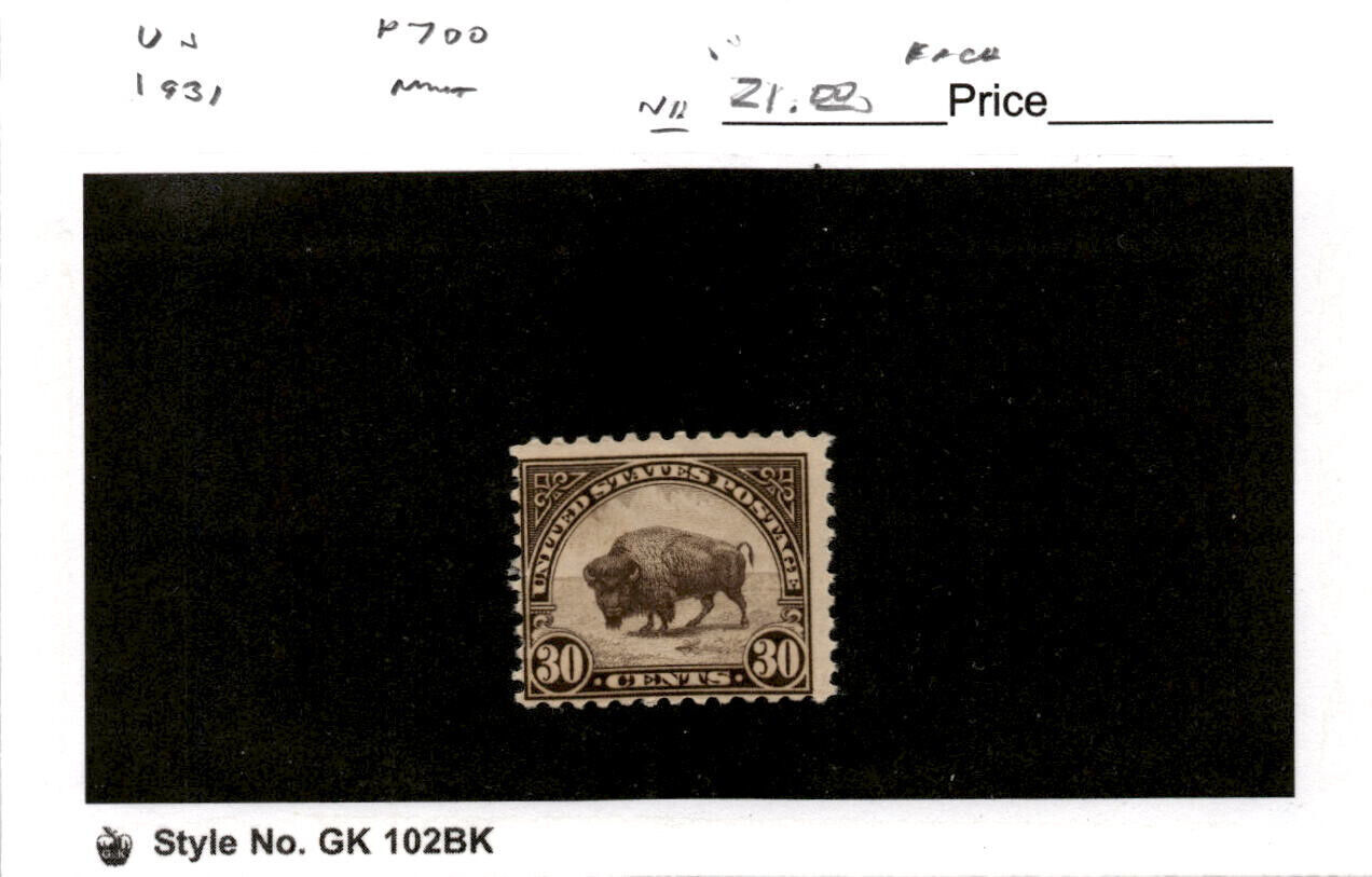 United States Postage Stamp, #700 Mint NH, 1931 Buffalo (AF) | United ...