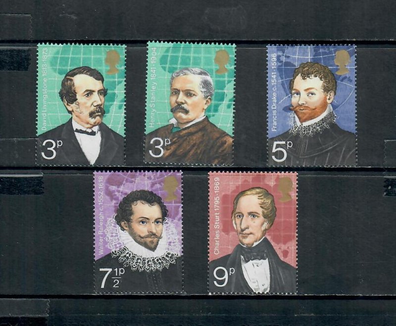 G.B 1973 Commemorative SET Explorers Issue ,Mint Hinged 091120 | Great ...
