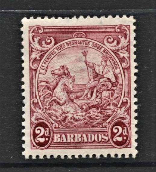 Stamp Station Perth Barbados 195b Seal Of Colony Issue Mh Caribbean Barbados General 4619