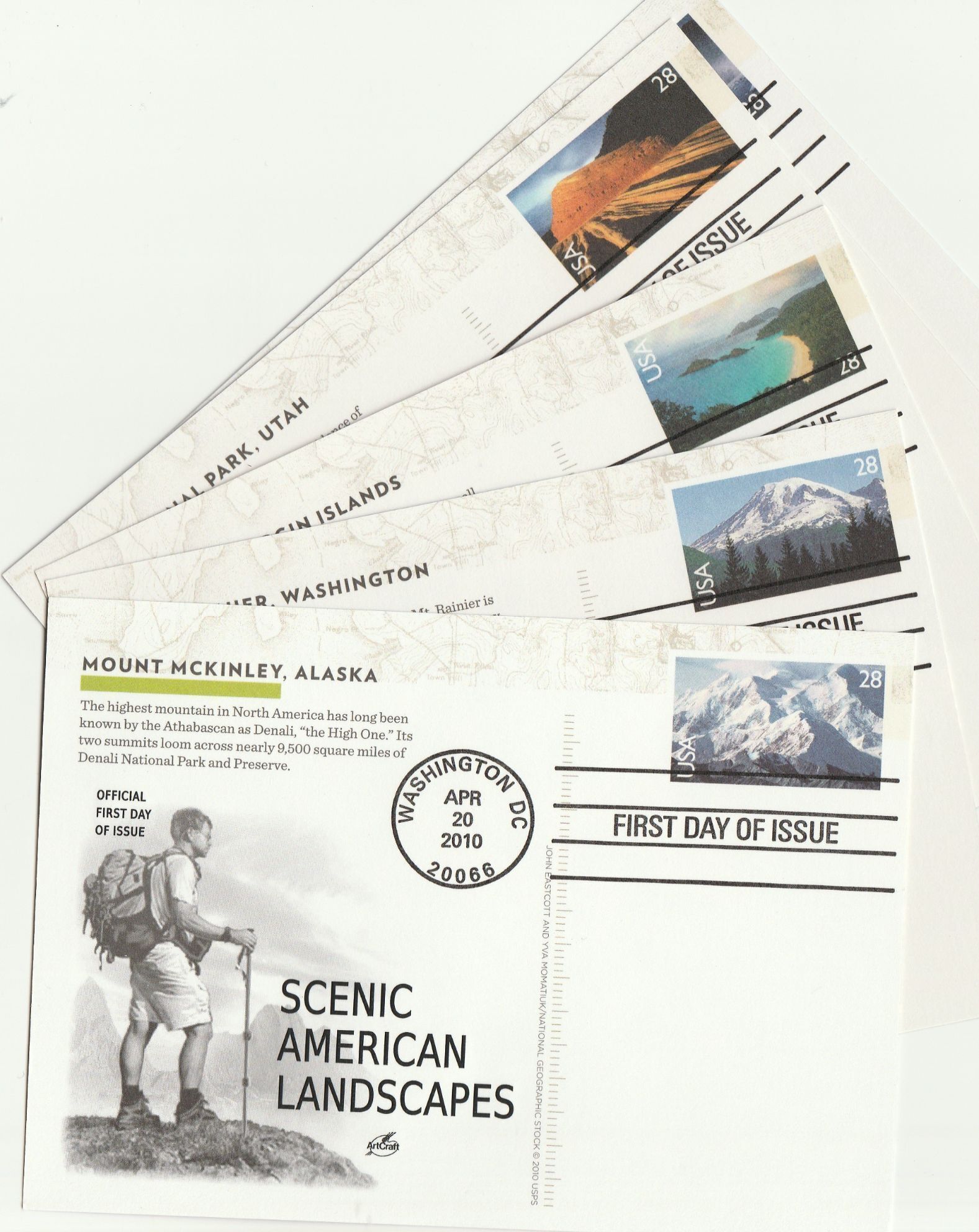 Scott# UX601-610 Artcraft FDC Picture Postal Cards | United States ...