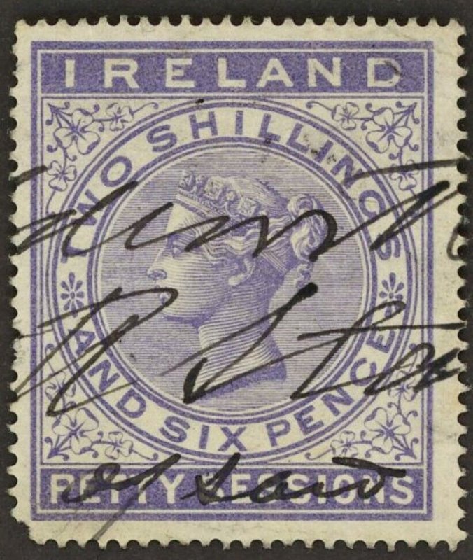 QV Revenue : Ireland Petty Sessions 2/6d | Europe - Ireland, Stamp ...