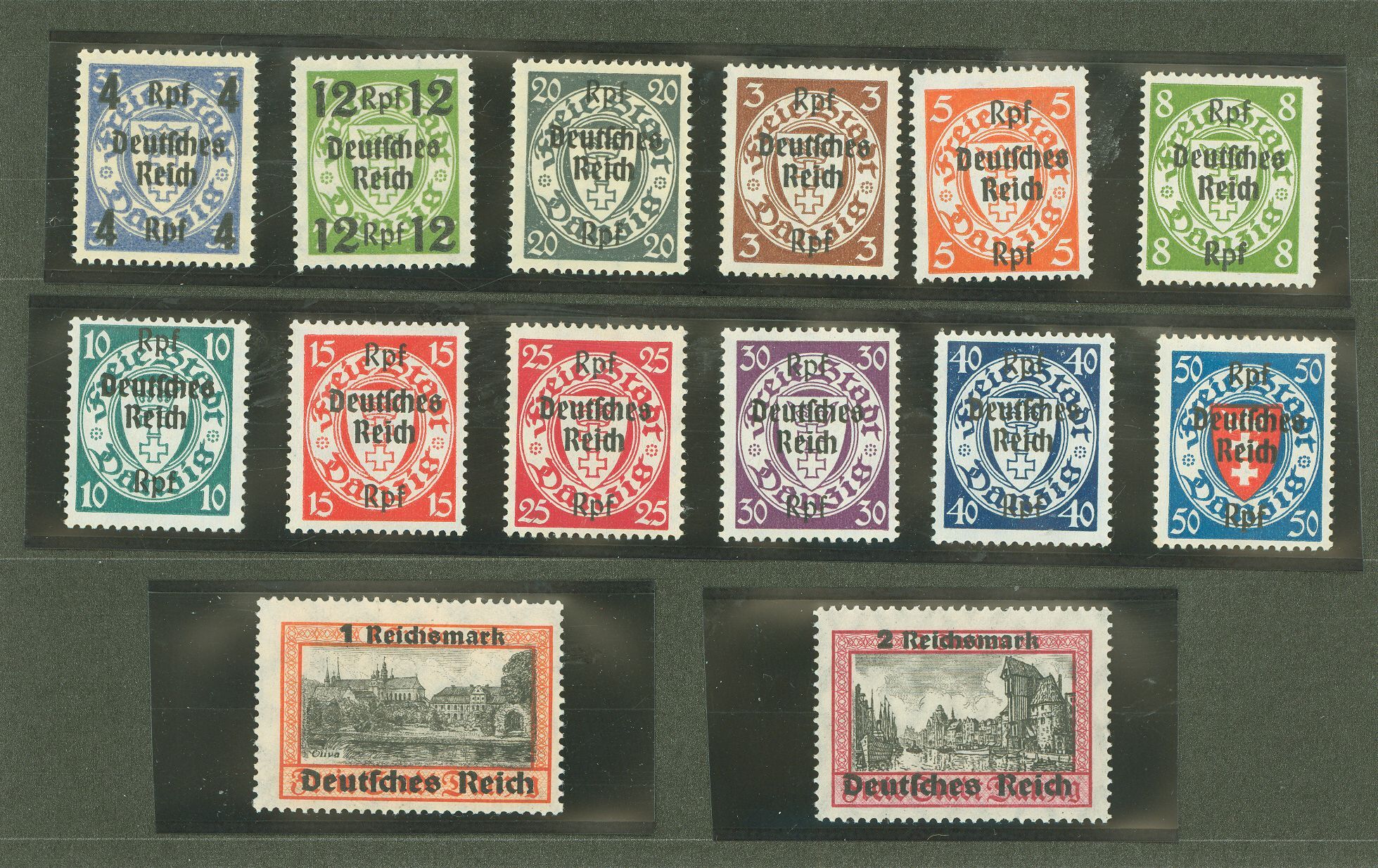 Danzig #241-254 Unused Single (Complete Set) | Europe - Germany ...