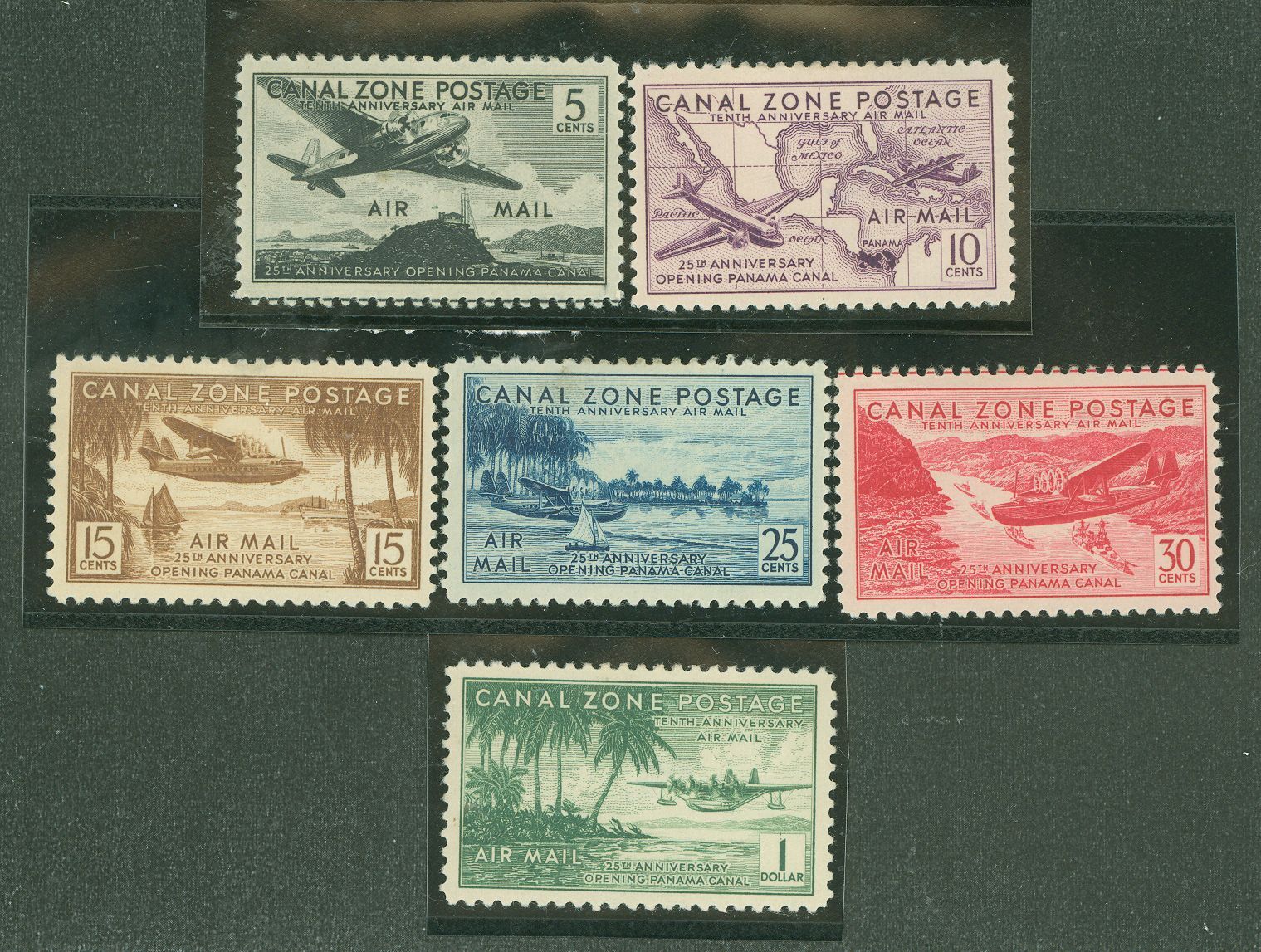 Canal Zone #C15-20 Unused Single (Complete Set) | Worldwide - Other ...