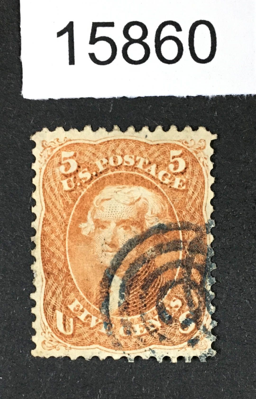 US Stamps # 75 RED Brown Used $425 LOT #15860 | United States, General ...