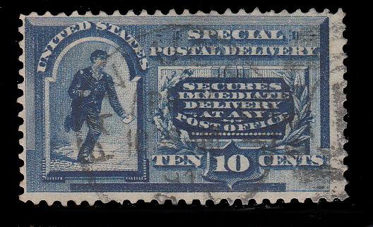 United States E2 Used | United States, Special Delivery Stamp / HipStamp