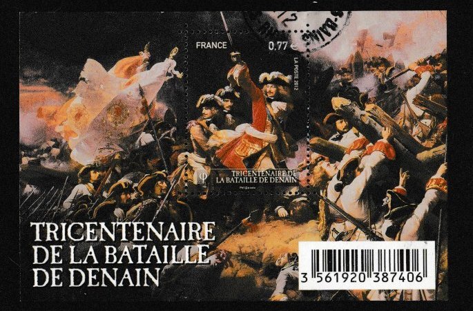 France # 4221, Battle of Denain 300th Anniversary, Souvenir Sheet, Used ...