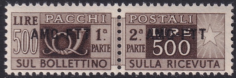 Trieste Zone A 1951 Sc Q25 parcel post MNH** | Europe - Italy, Parcel ...