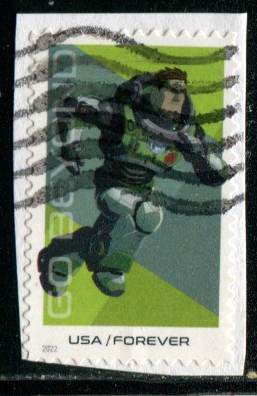 5711 US (60c) Buzz Lightyear - running SA, used on paper | United ...