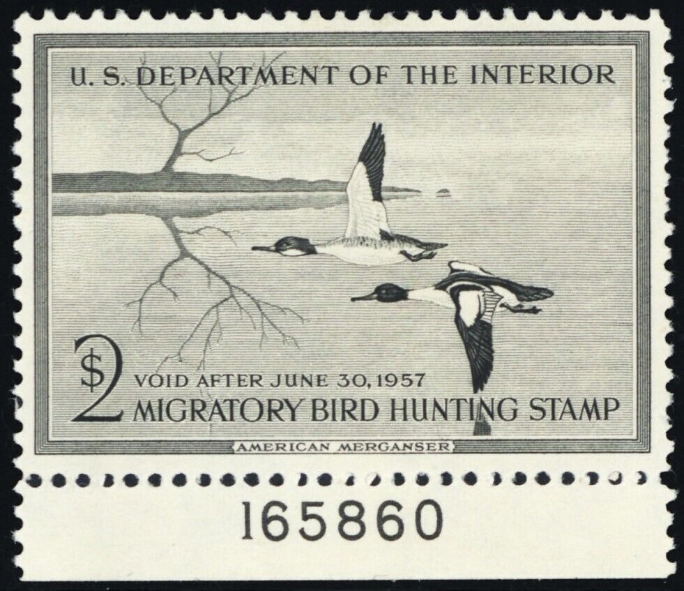 RW23, Mint VF NH $2 Duck Stamp With PL# - Stuart Katz | United States ...