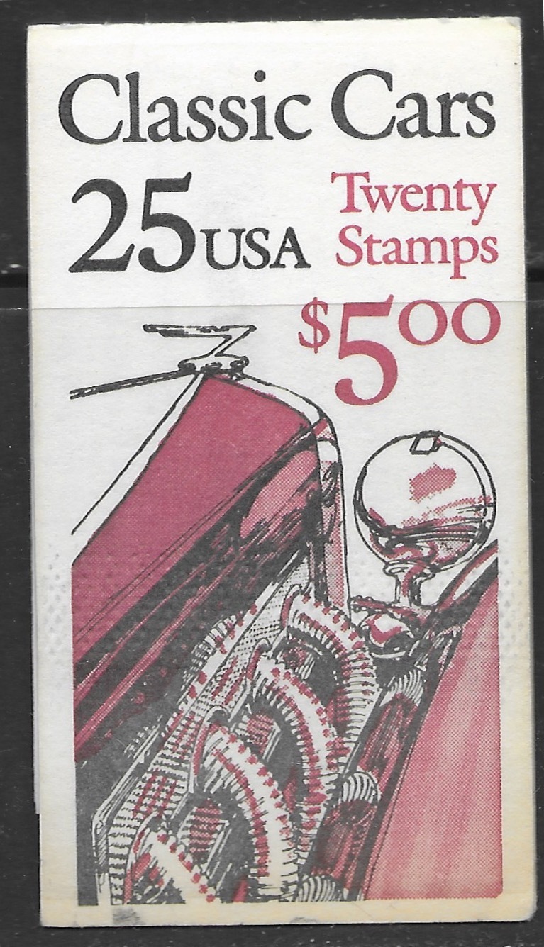 US #2381-2385 Classic Cars Complete Booklet. BLKT #164 | United States ...