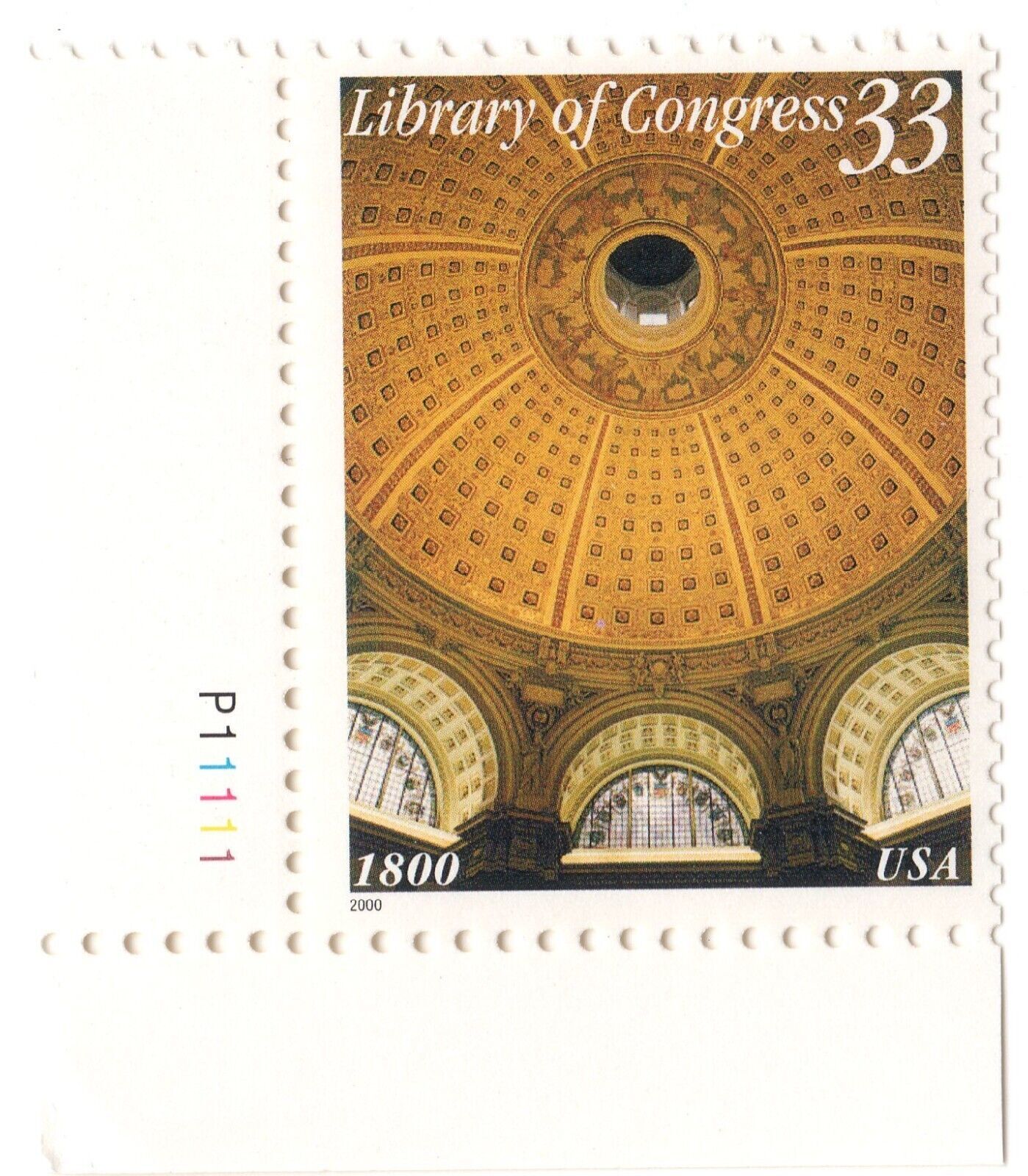 Scott #3390 Library of Congress Plate # Single Stamp - MNH | United ...