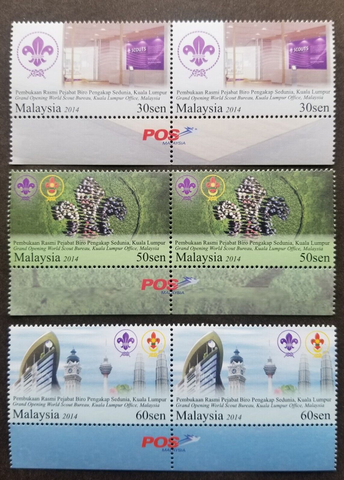 *FREE SHIP Malaysia Grand Opening Of World Scout Bureau 2014 (stamp ...