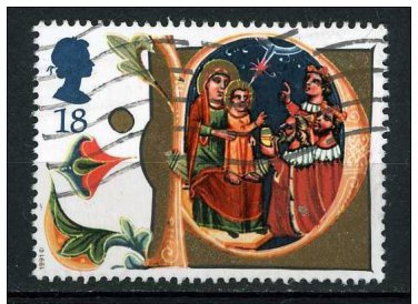 Great Britain 1991 - Scott 1416 used - 18p, Christmas | Great Britain ...