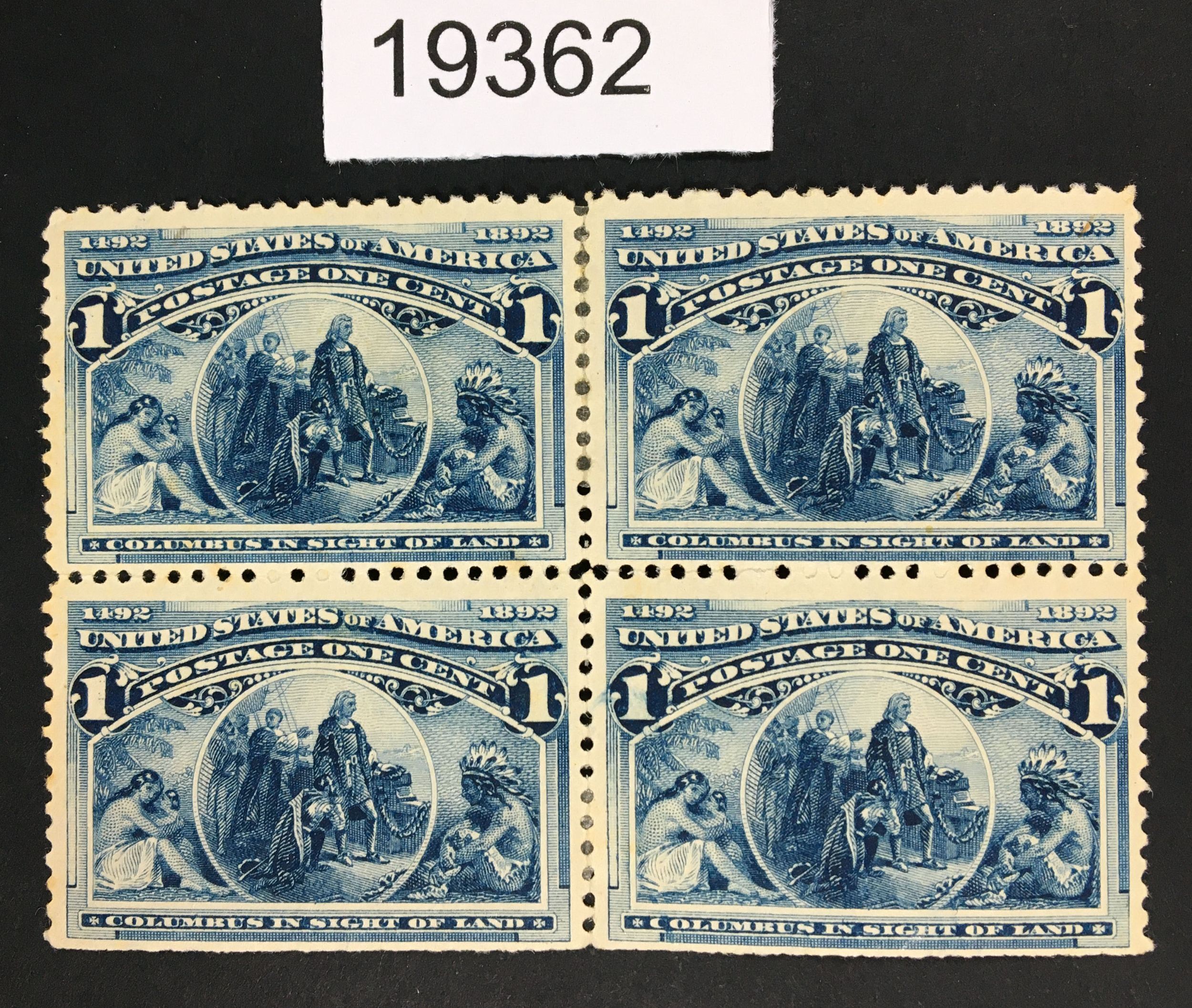 US Stamps # 230 Mint OG H Block LOT #19362 | United States, General ...